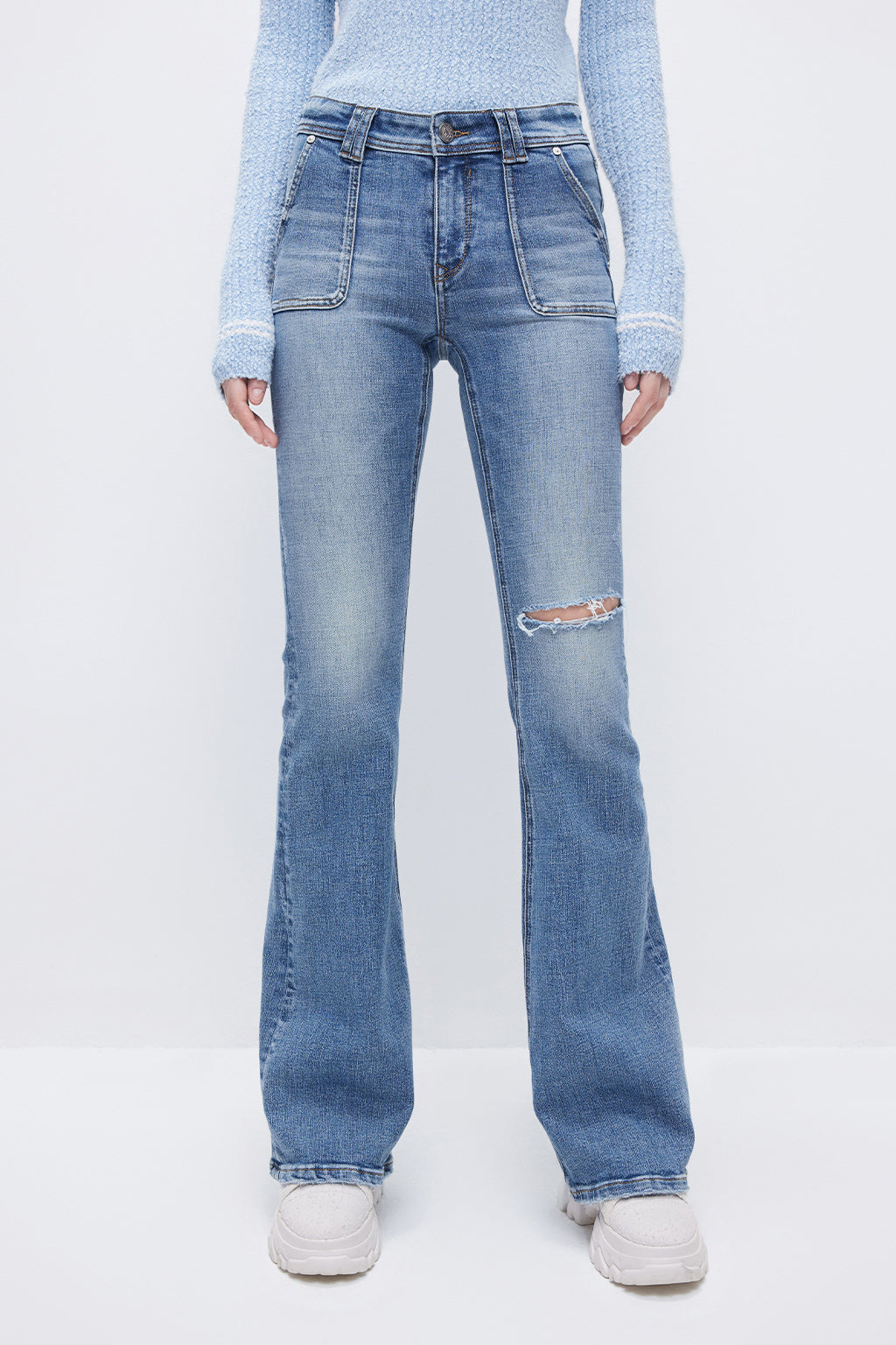 Vintage Light Blue Slight Flared Jeans – MISS SIXTY